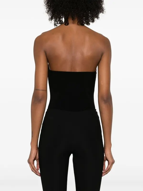 Norma Kamali Mio Bodysuit - Black