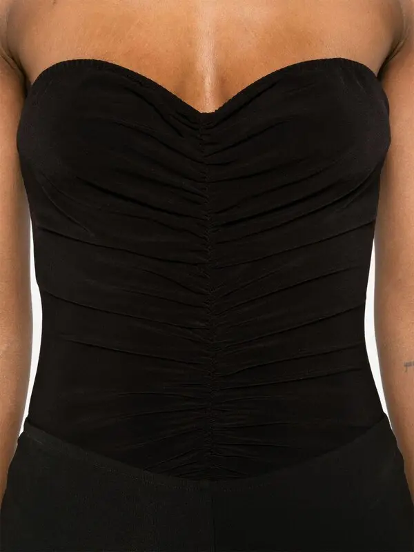 Norma Kamali Mio Bodysuit - Black