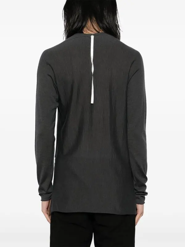LABEL UNDER CONSTRUCTION Raw Edge T-shirt - Grey