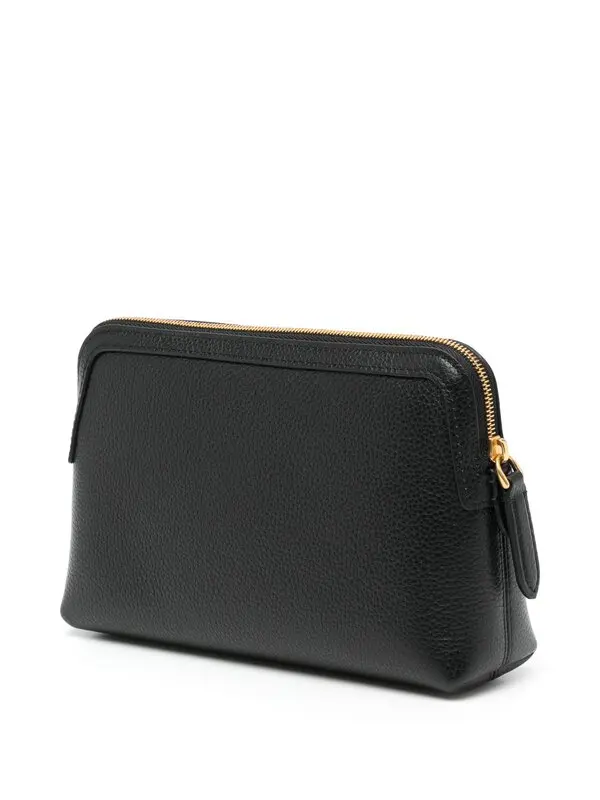 Mulberry Logo-embossed Pouch - Black
