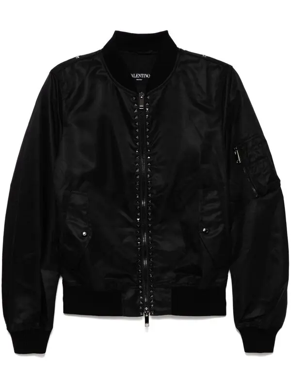 Valentino Garavani Rockstud Bomber Jacket