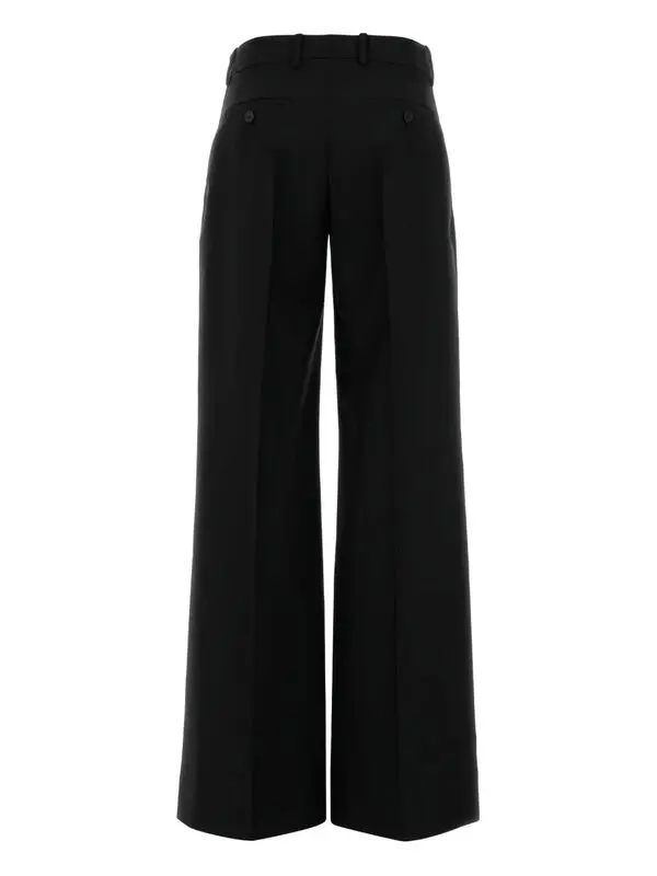 Alexander McQueen Wide-leg Trousers - Black