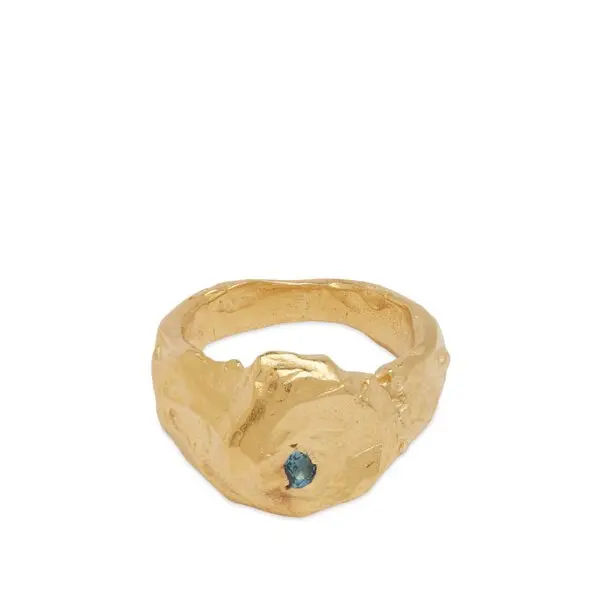 SIMUERO Marea Ring - Gold/blue