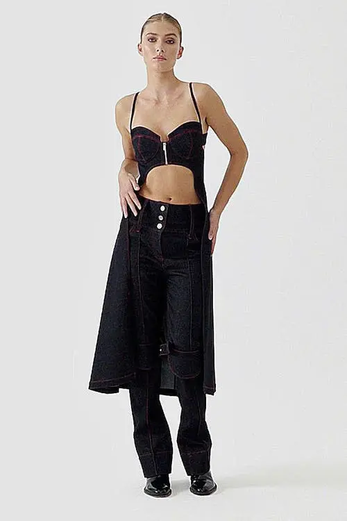 JENDUE Davidson Straight Leg Pants