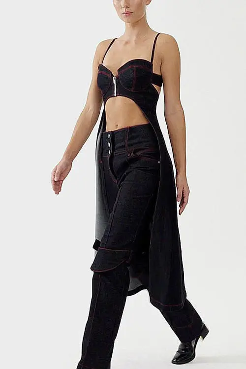 JENDUE Davidson Straight Leg Pants