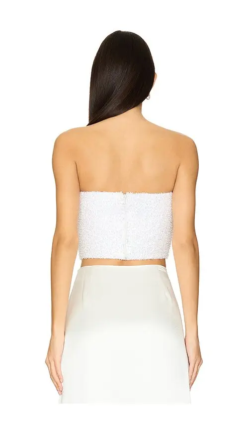 MARIANDREE GAITAN Embellished Pearl Top