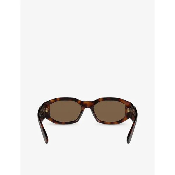 Versace Ve4361 Rectangle Sunglasses - Brown