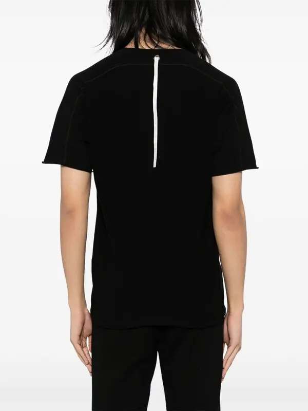 LABEL UNDER CONSTRUCTION Raw Edge T-shirt - Black