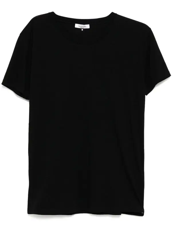 Valentino Garavani Rockstud Detailing T-shirt - Black