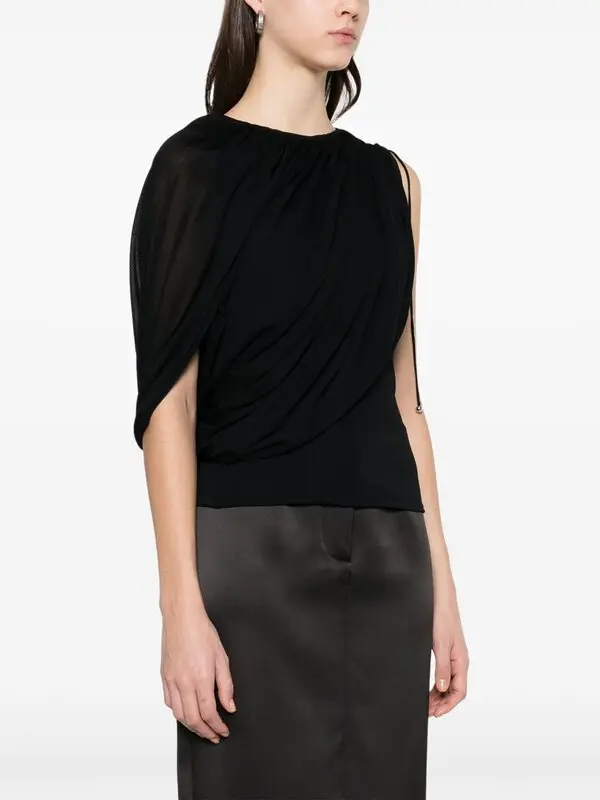 LANVIN Draped Jersey Top
