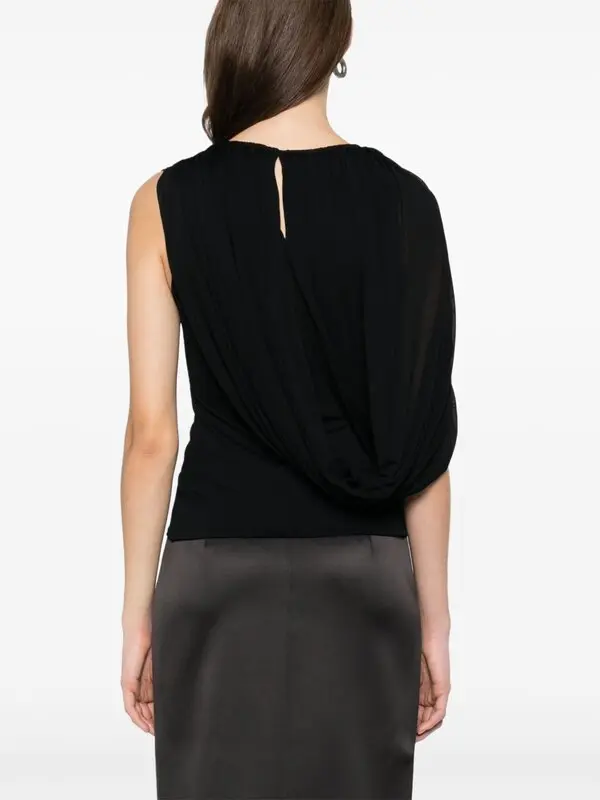 LANVIN Draped Jersey Top