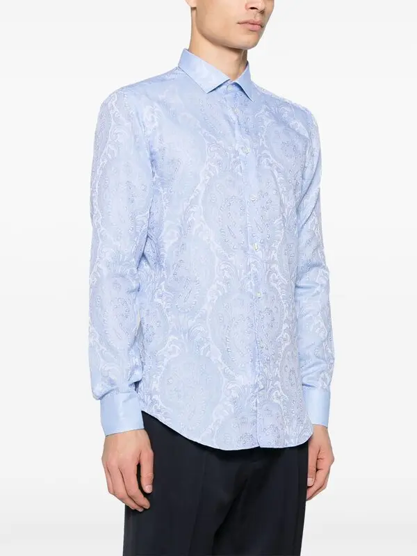 Etro Patterned-jacquard Shirt