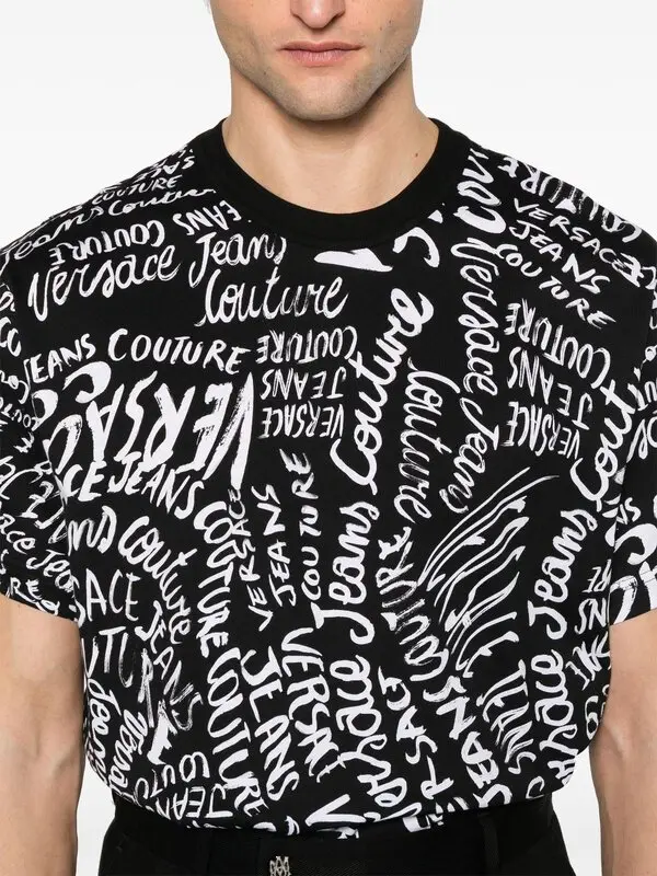 Versace Logomania T-shirt - Black