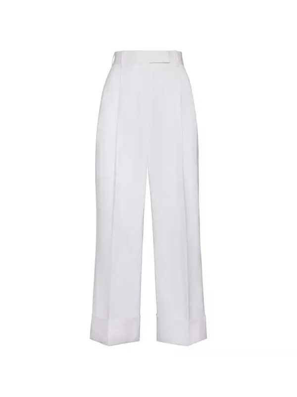 Thom Browne High-waisted Trousers - White