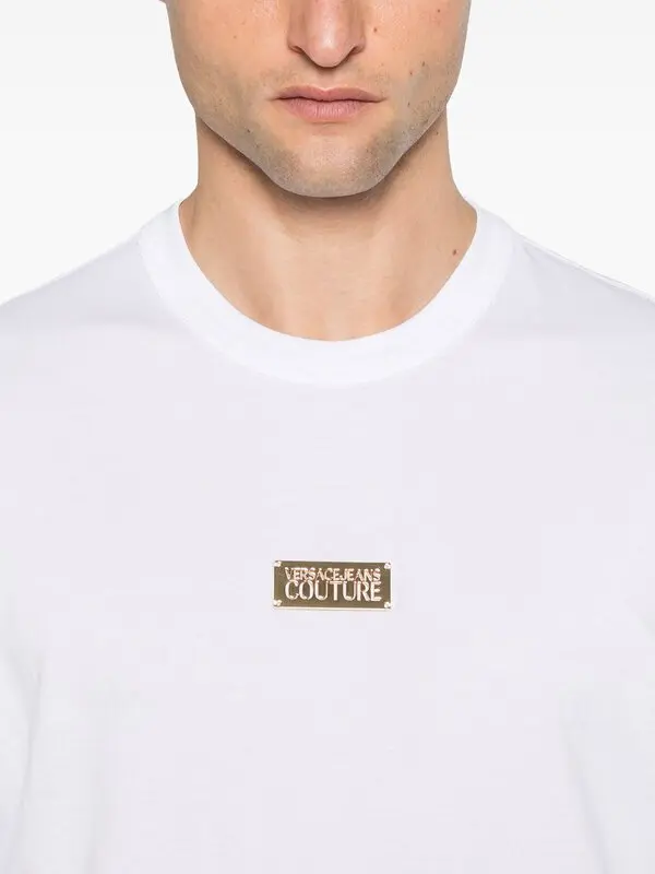 Versace Logo-plaque T-shirt