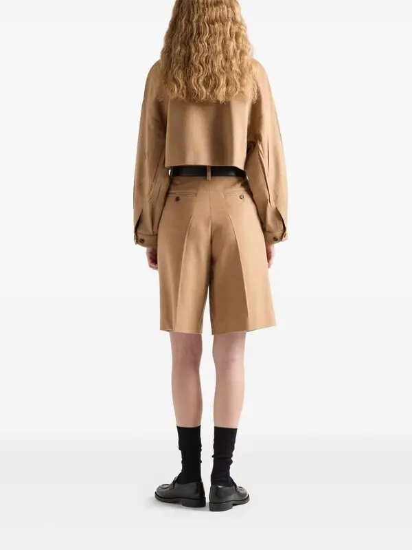 Prada Camel Hair Blouson Jacket - Brown