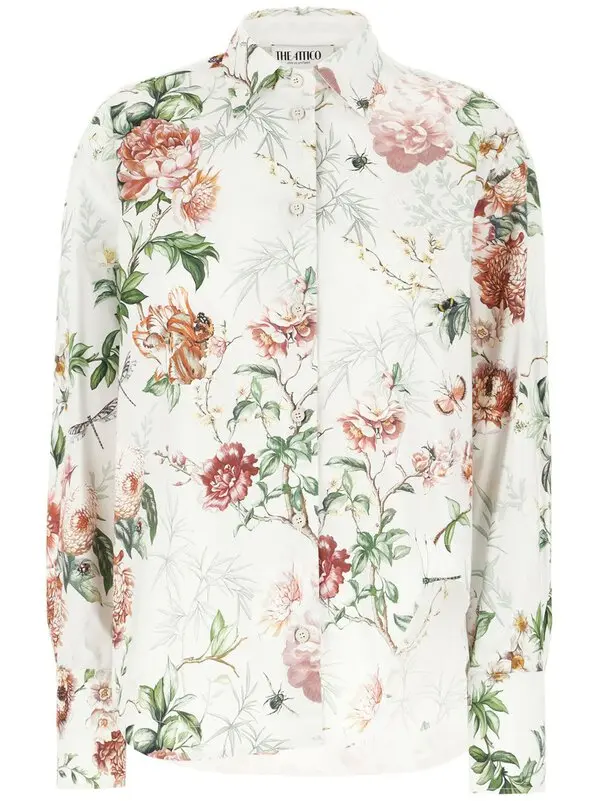 Attico Floral-print Shirt