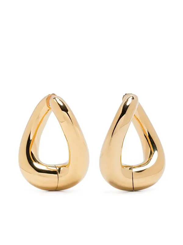 Tom Wood Twist Hoop Earrings - Gold