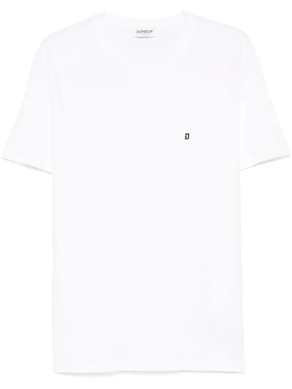 DONDUP Rubberised Logo-print T-shirt - White