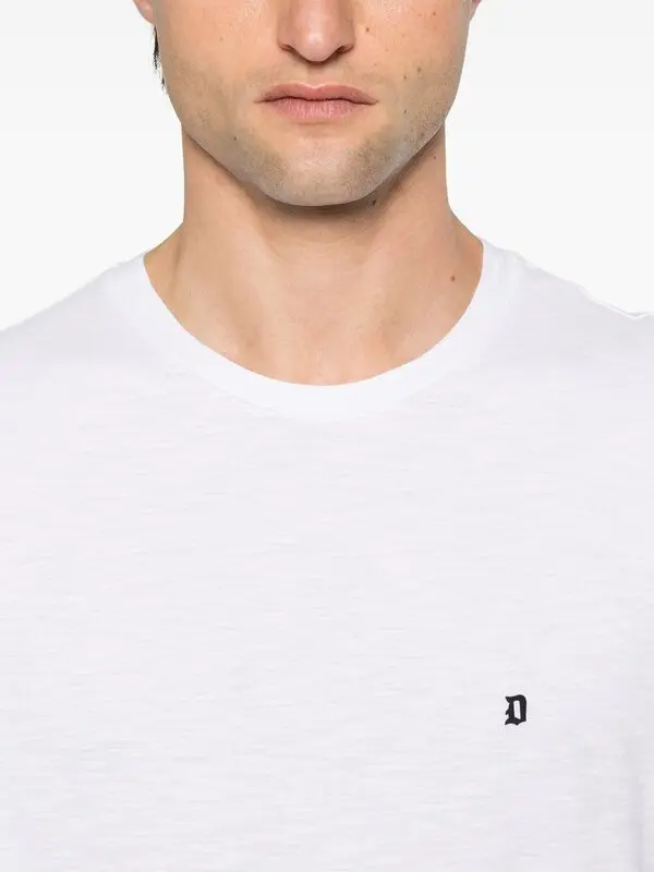 DONDUP Rubberised Logo-print T-shirt
