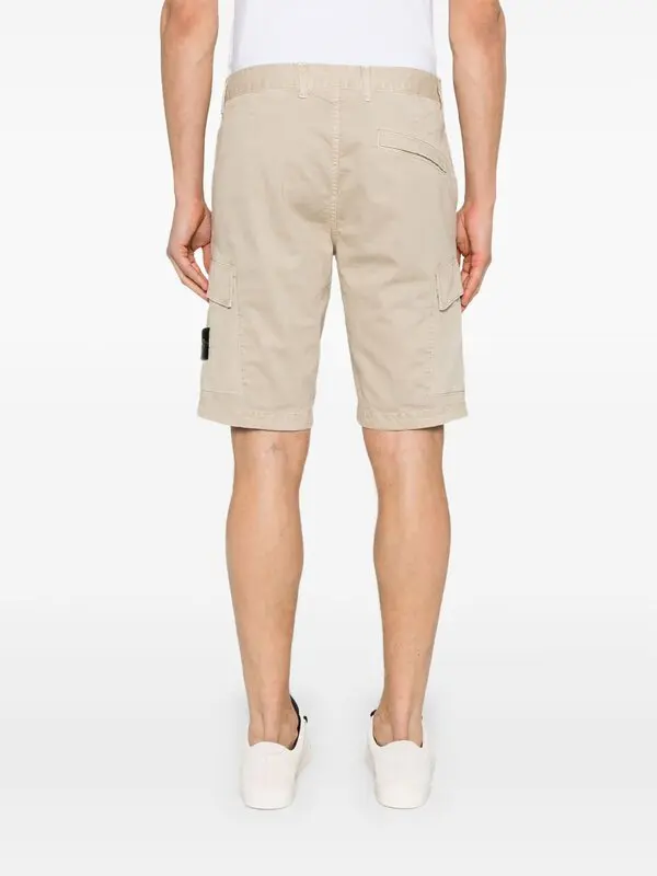 Stone Island Compass-badge Cargo Shorts - Neutrals
