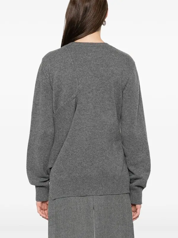 JIL SANDER Draped Panel Sweater