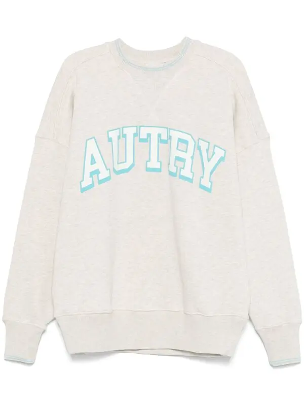 AUTRY Logo-stamp Sweatshirt - Grey