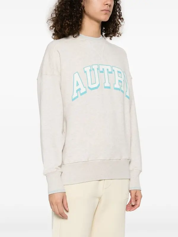 AUTRY Logo-stamp Sweatshirt - Grey