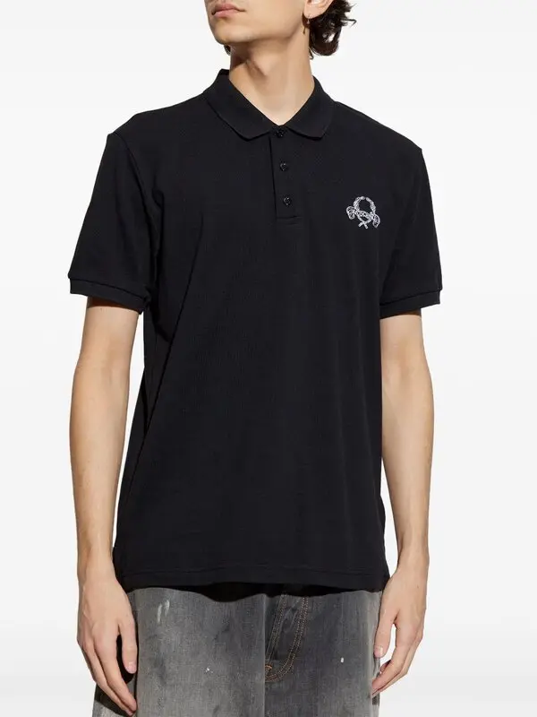 Moschino Cotton Polo Shirt - Black