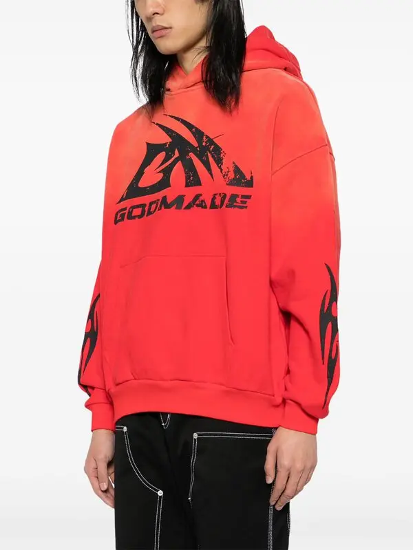 GODMADE Logo Print Hoodie