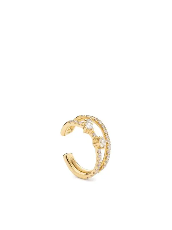 WE BY WHITEBIRD 18kt Yellow Aurore Diamond Ear Cuff - Gold