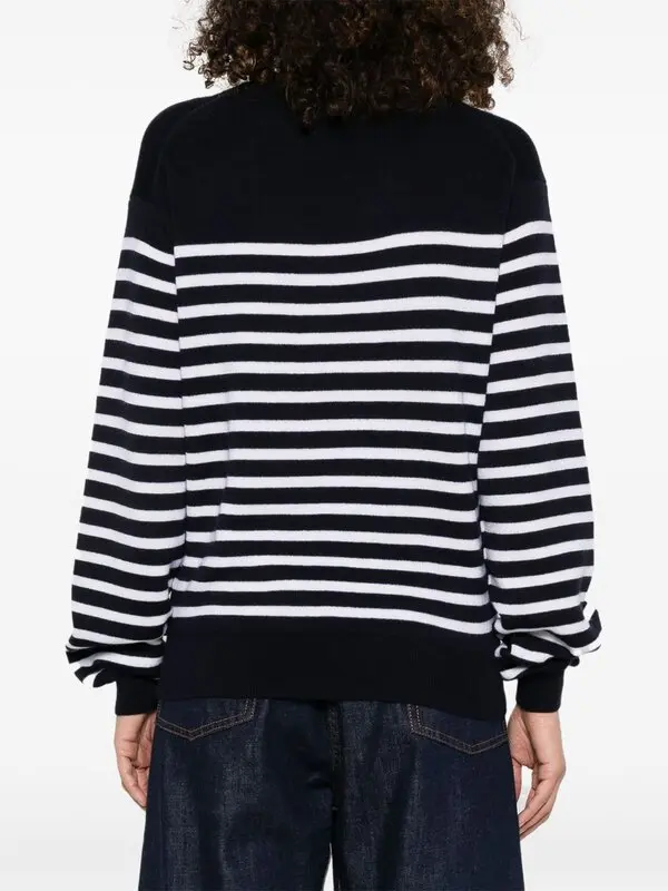 Khaite Viola Striped Sweater - Blue
