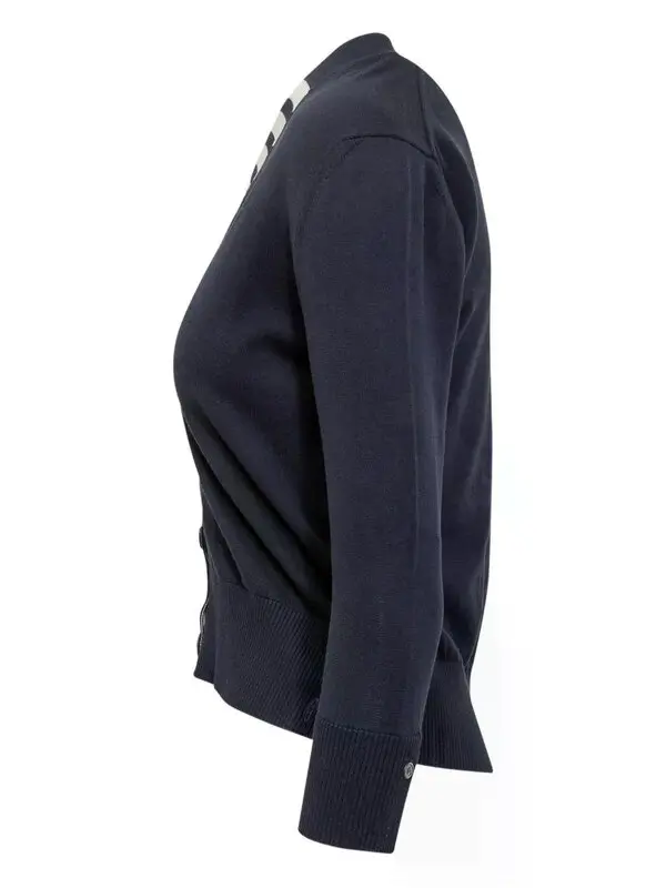 Thom Browne Jersey Stitch 4-bar Cardigan