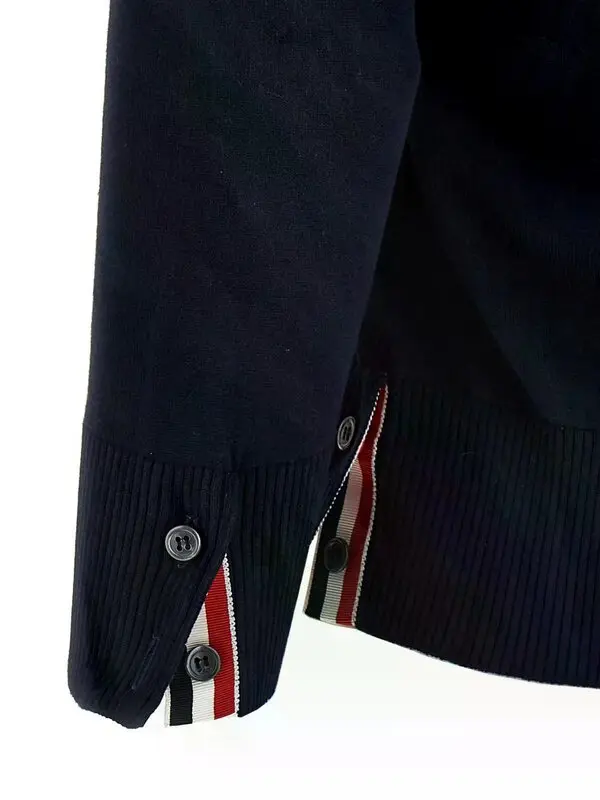 Thom Browne Jersey Stitch 4-bar Cardigan