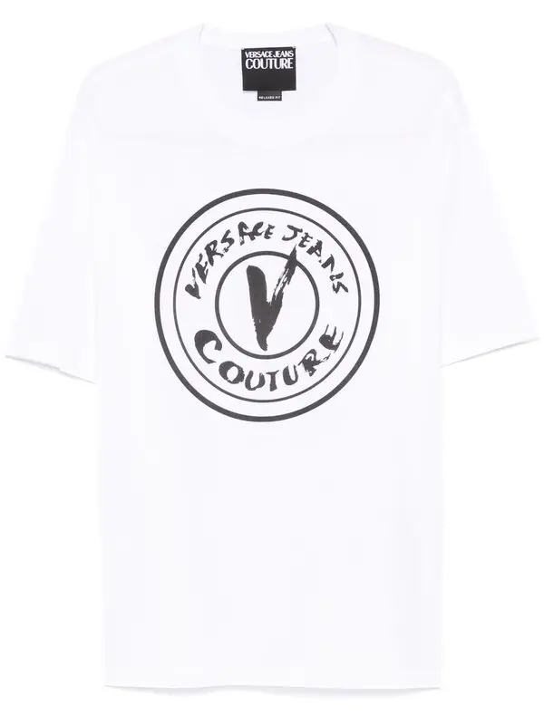 Versace V-emblem T-shirt - White