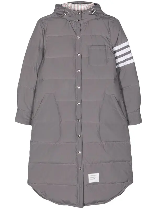 Thom Browne Side-stripe Detail Padded Coat
