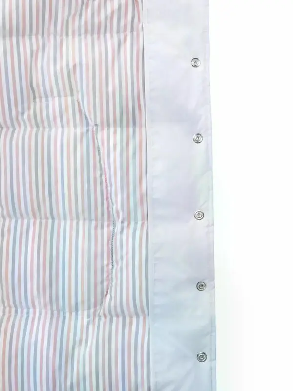 Thom Browne Side-stripe Detail Padded Coat - Grey