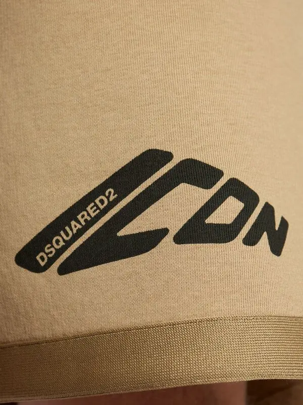 Dsquared2 Printed Track Shorts - Neutrals