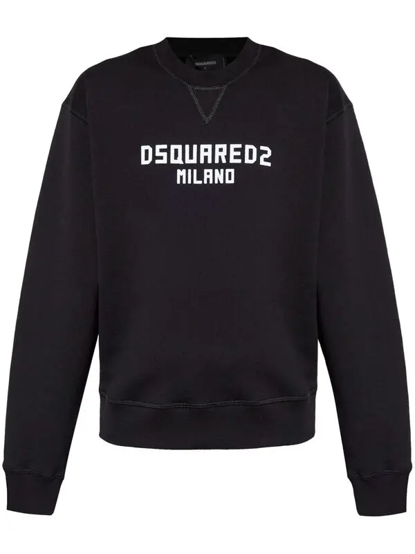 Dsquared2 Printed Sweatshirt - Black