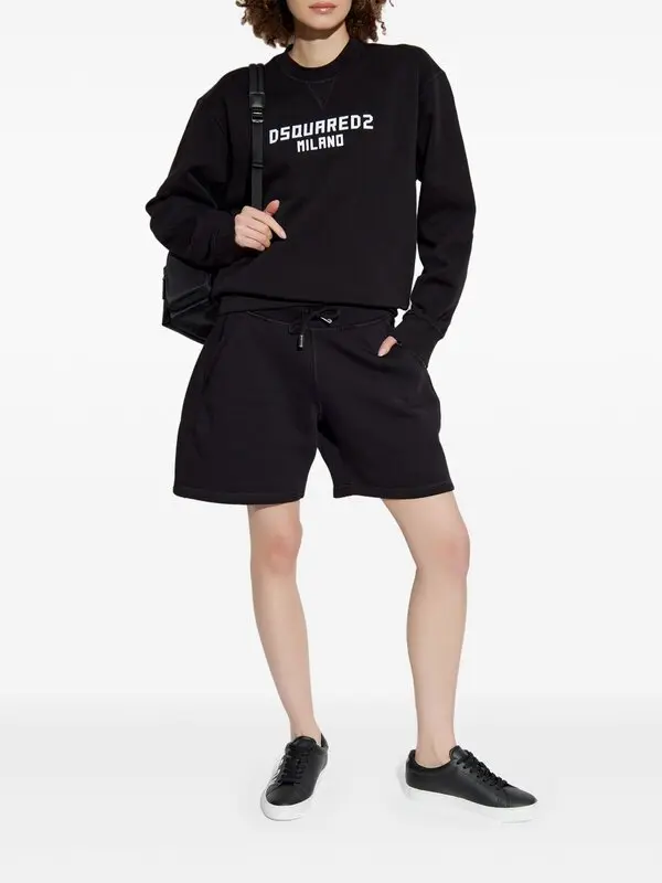 Dsquared2 Printed Sweatshirt - Black