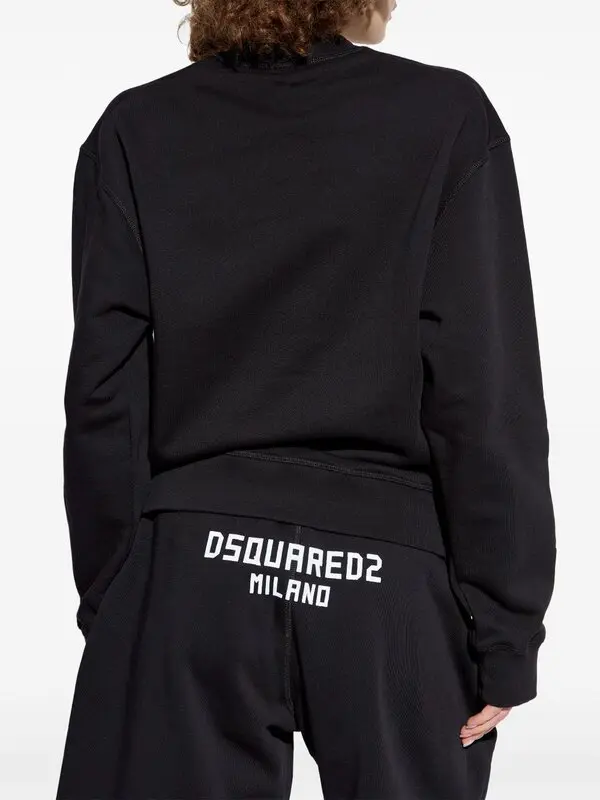 Dsquared2 Printed Sweatshirt - Black