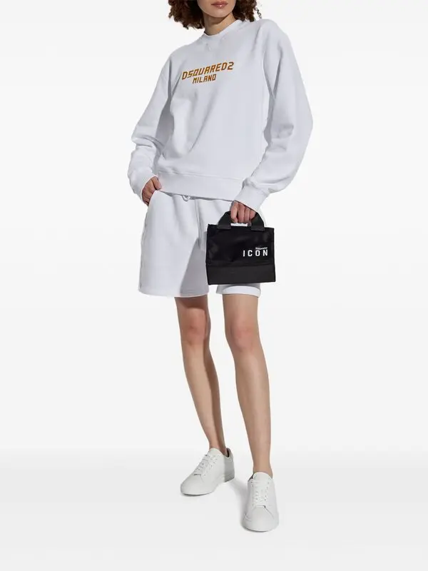 Dsquared2 Printed Track Shorts - White