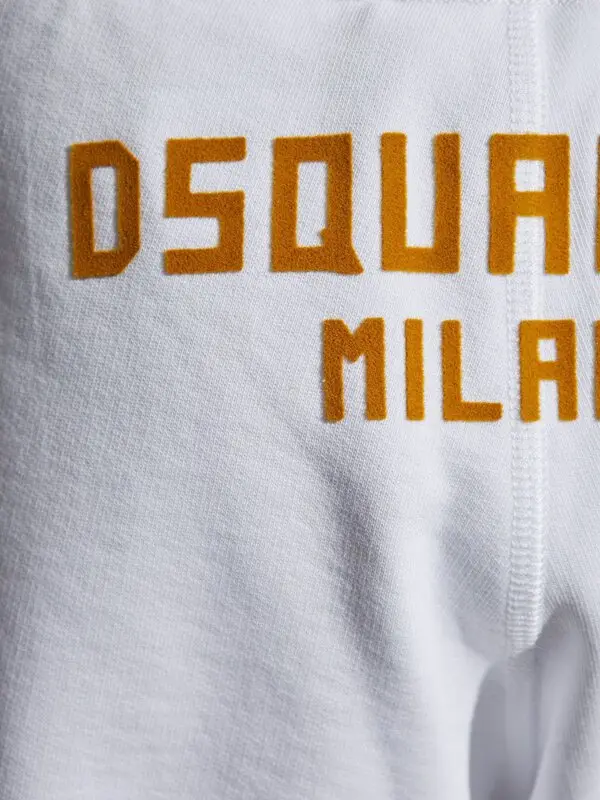 Dsquared2 Printed Track Shorts - White