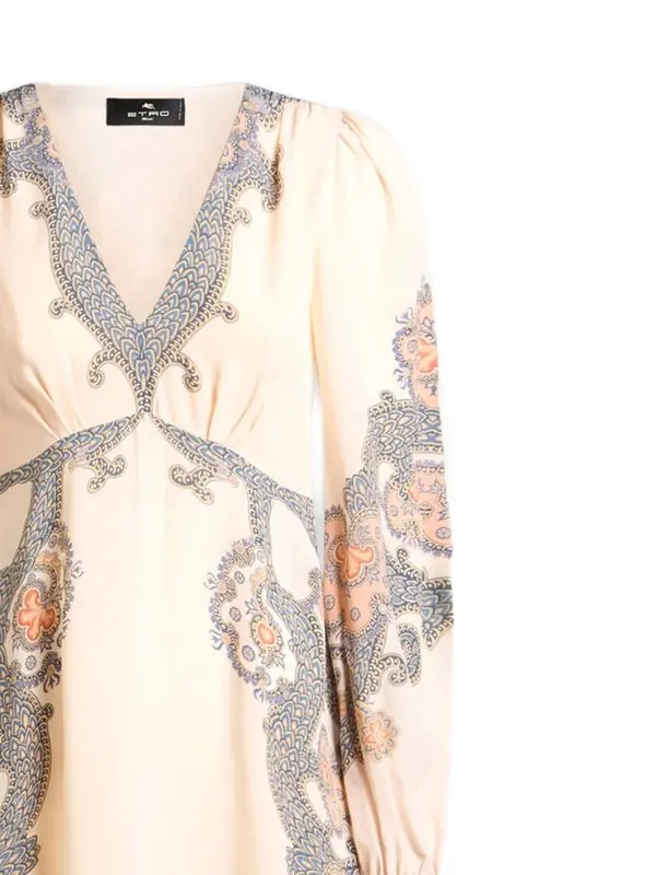 Etro Year Of Snake Midi Dress