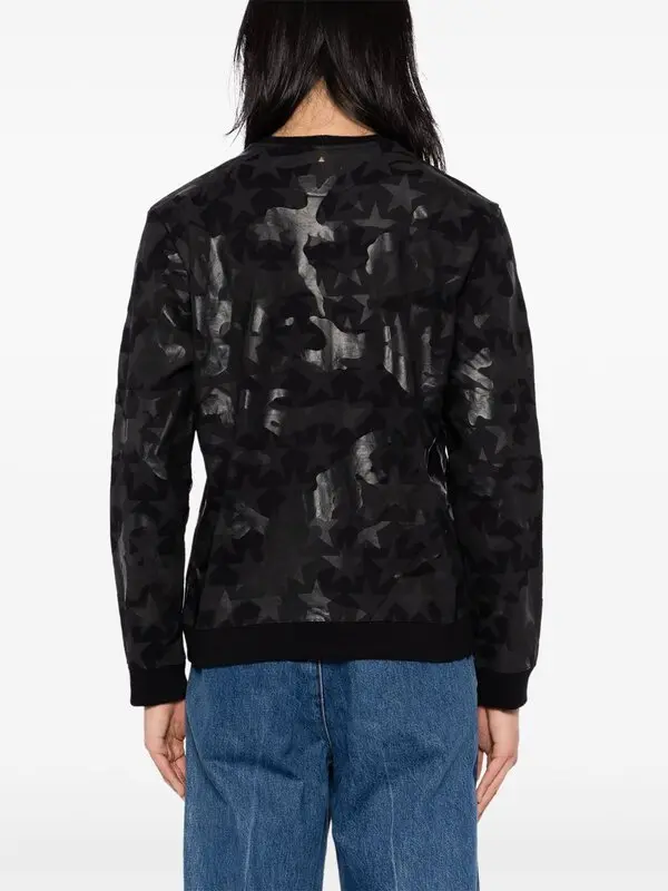 Valentino Garavani Camouflage Star-print Sweatshirt