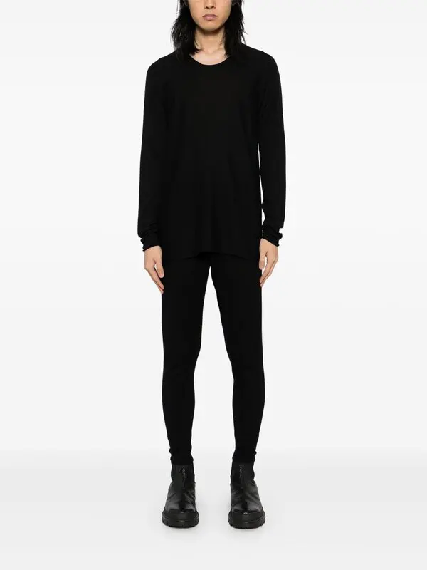 LABEL UNDER CONSTRUCTION Raw Edge T-shirt - Black