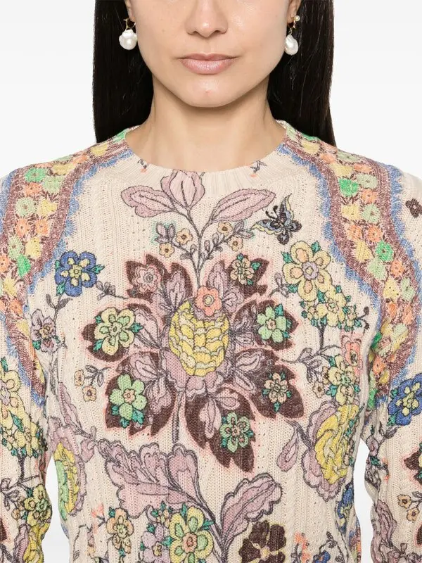 Etro Floral-print Sweater