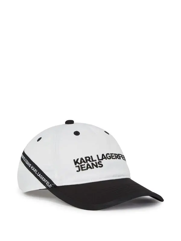Karl Lagerfeld Tape Cap - White