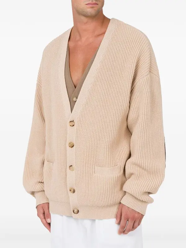 Moschino Ribbed-knit Cardigan