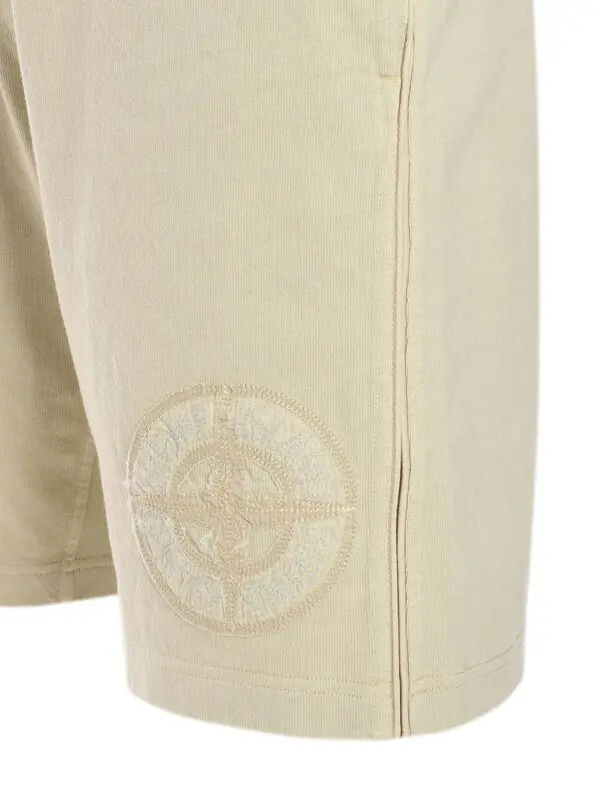 Stone Island Fleece Shorts - Neutrals